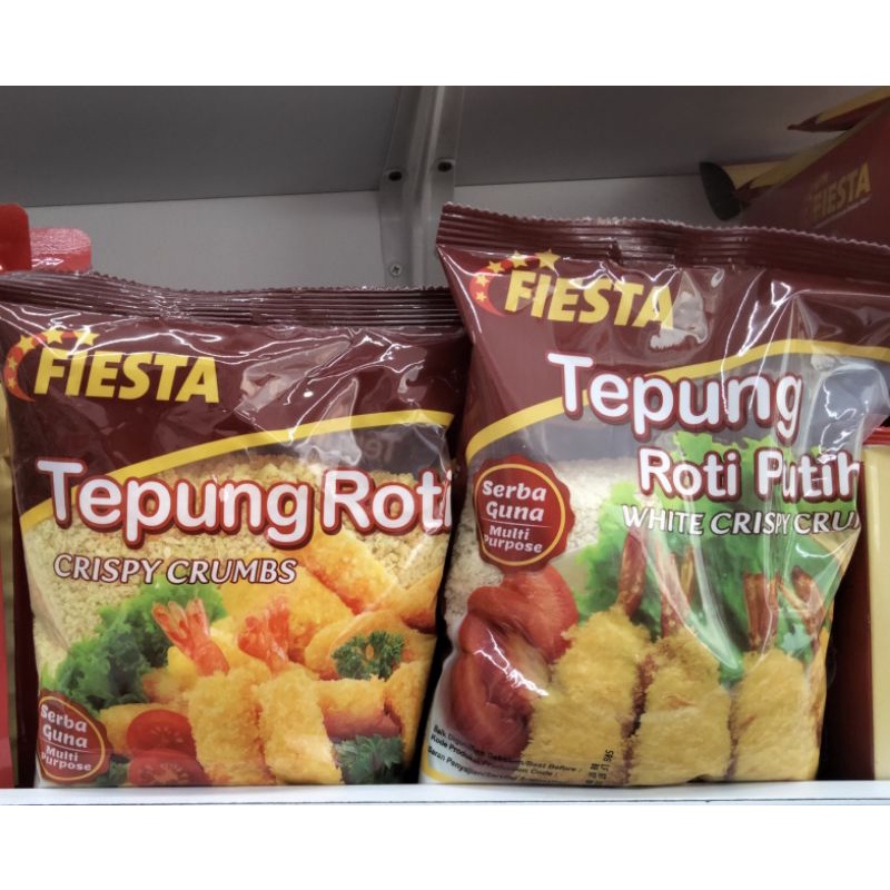 Jual FIESTA Tepung Roti Crispy &White Crispy Crumbs | Shopee Indonesia