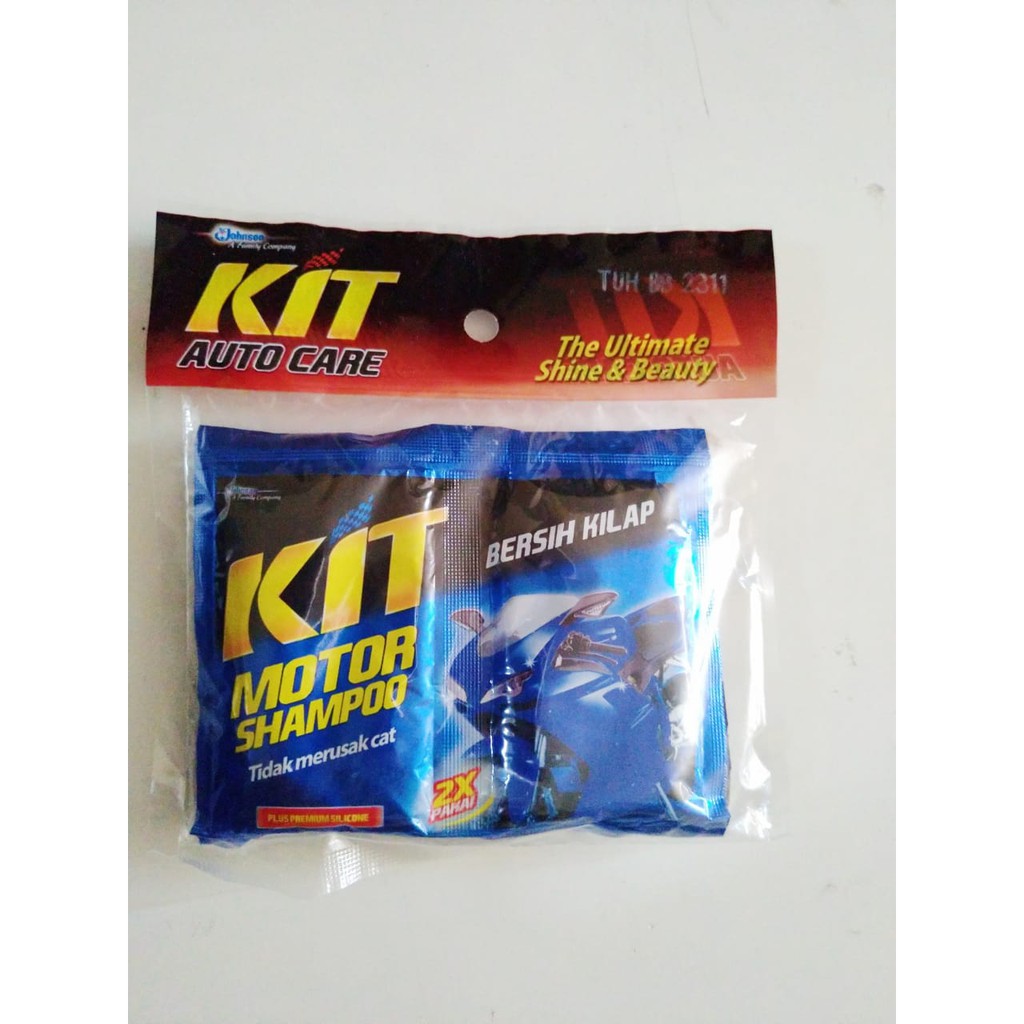 Jual KIT MOTOR SHAMPOO sampo pengkilat body motor kemasan sachet 15ML ...