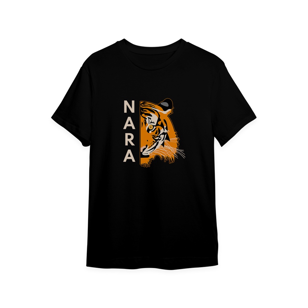Jual Nara T-shirt Harimau Cotton Black | Shopee Indonesia
