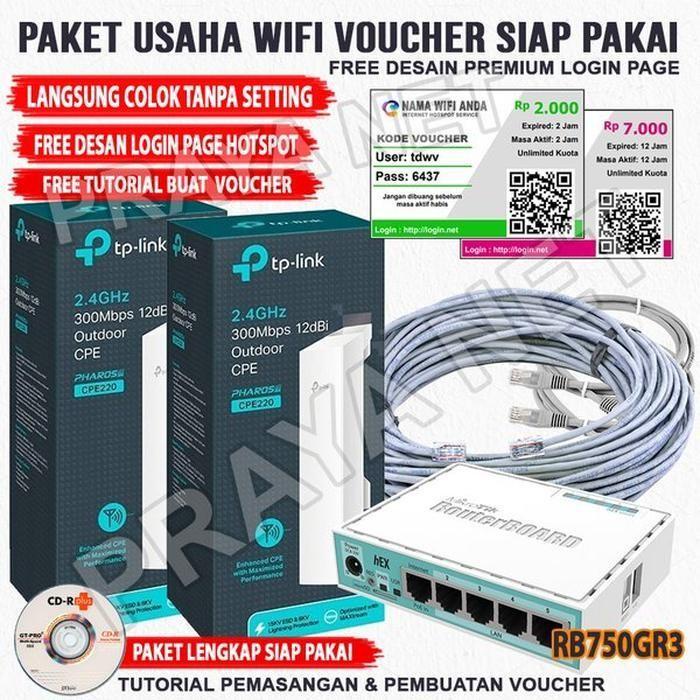 Jual Paket Rt Rw Net Mikrotik Rb750gr3 Full Setting Wifi Sistem Hotspot