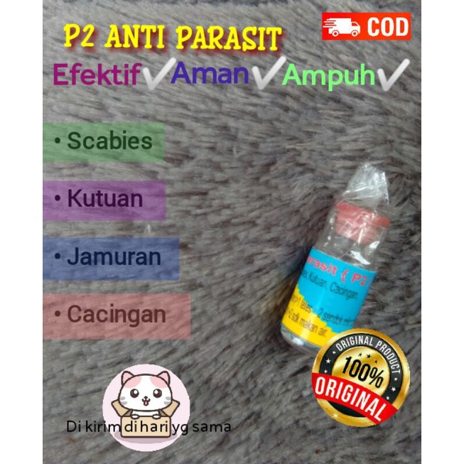 Jual P2 Obat scabies[FREE SPUIT]anti parasit,jamur,kutu,cacingan,abses ...