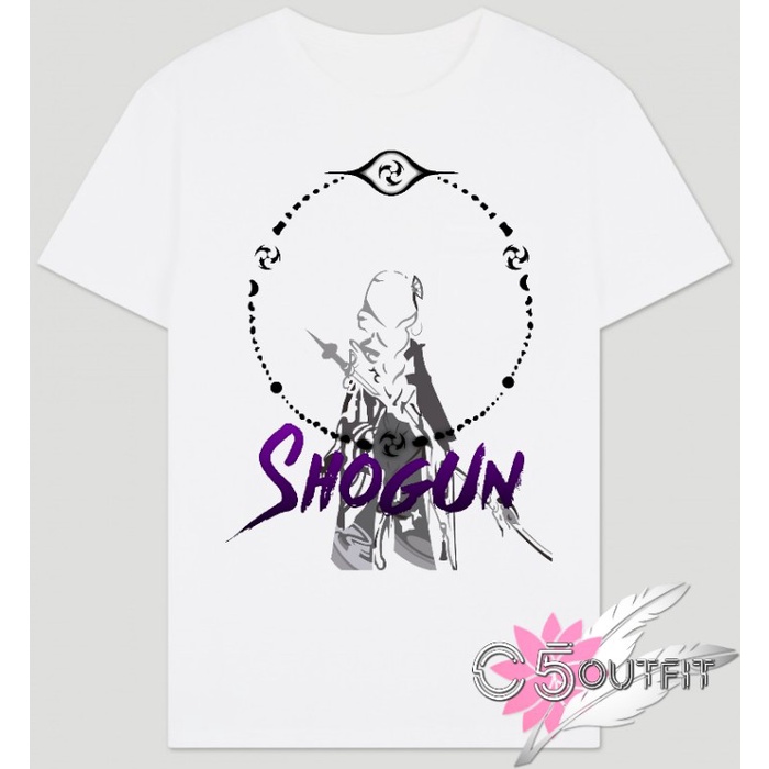 Jual KAOS GENSHIN IMPACT RAIDEN SHOGUN SILHOUETTE INAZUMA ARCHON COMBED ...