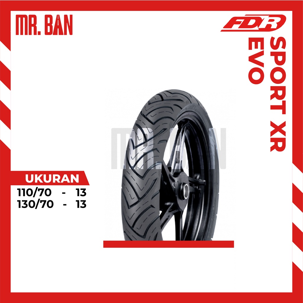 Jual BAN MOTOR NMAX RING 13 TUBLES FDR SPORT XR EVO 110/70 130/70 ...