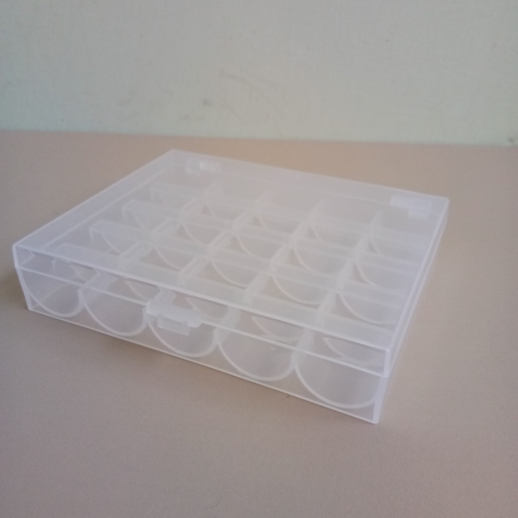 Jual Spool Box Plastik Bening Isi 25 Pcs | Shopee Indonesia