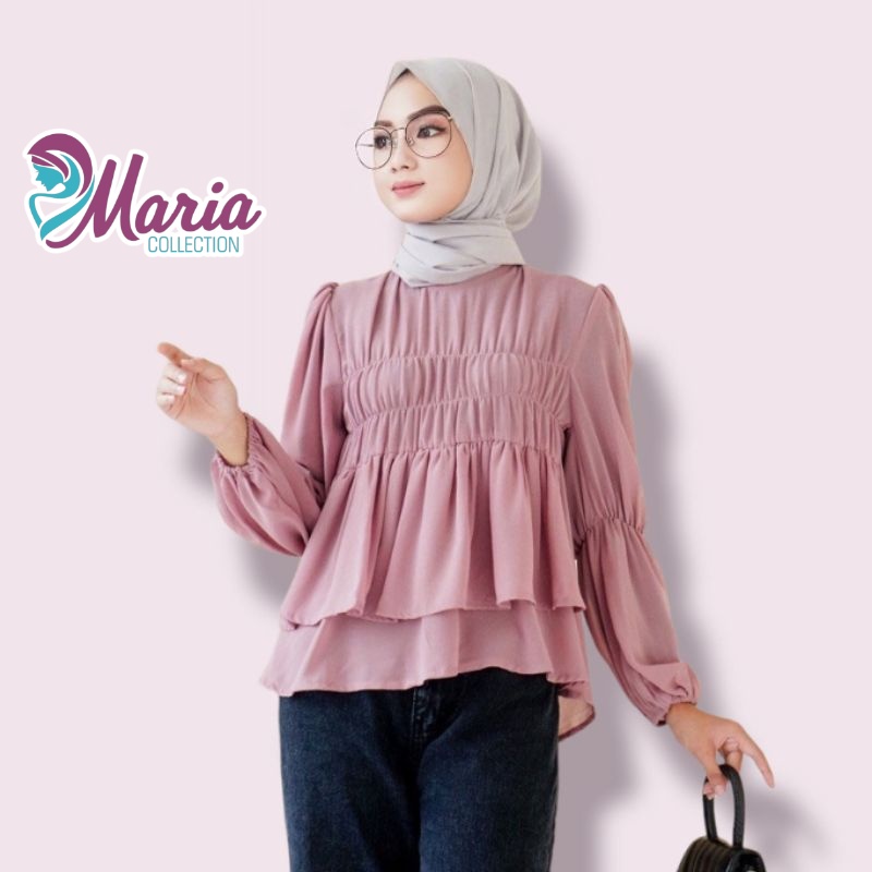 Jual MARIA COLLECTION Askara Blouse - Atasan Wanita Remaja Atau Dewasa ...