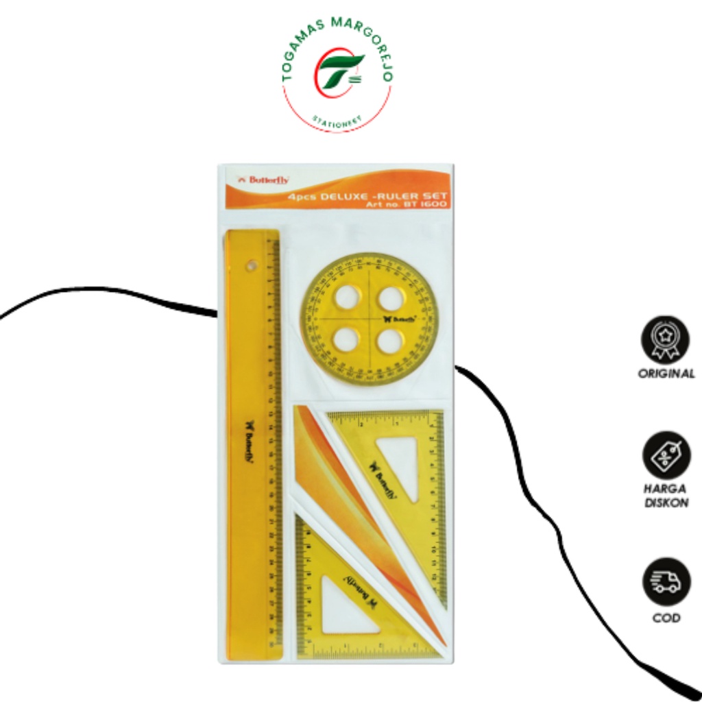 Jual PENGGARIS SET 1600 BUTTERFLY | Shopee Indonesia