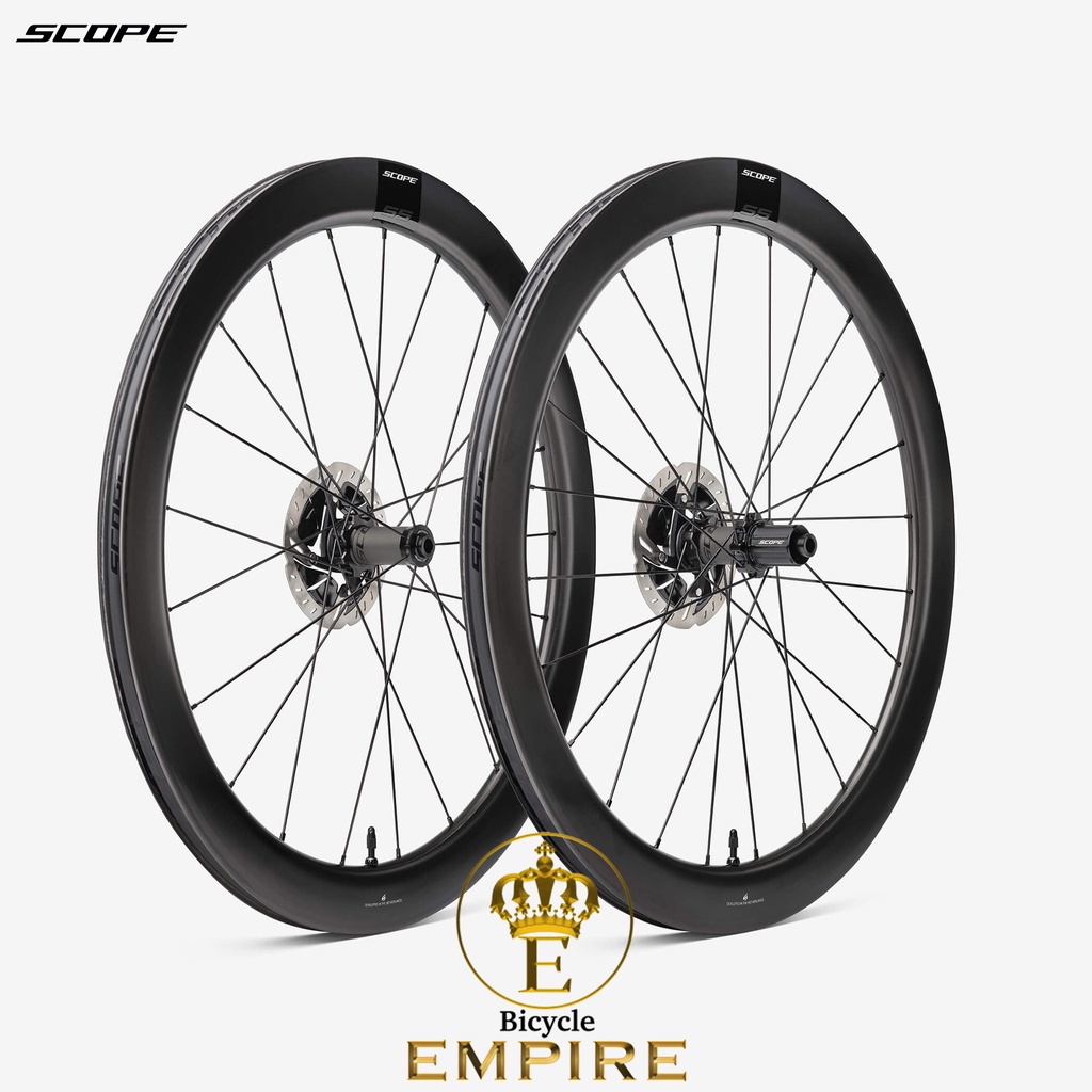 Jual Wheelset Roadbike 700c Scope S5 Disc Brake Carbon Center Lock Velg ...