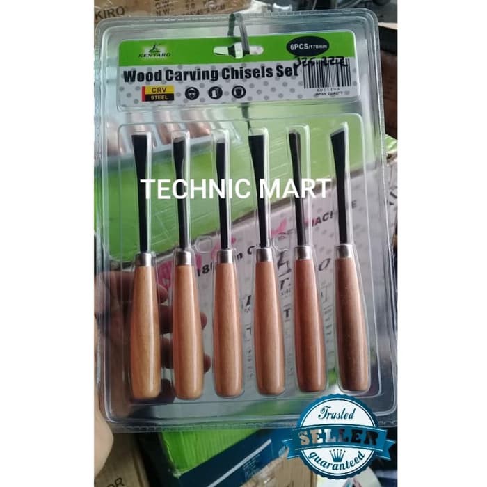 Jual Kentaro Pahat Kayu Set 6 pcs | Shopee Indonesia
