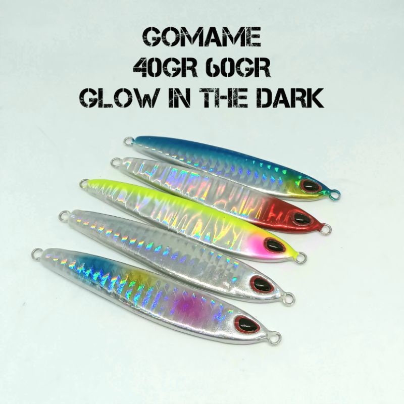 Jual Metal Jig Gomame Body Tipe S 40gr 60gr GID Cast Jigging | Shopee Indonesia