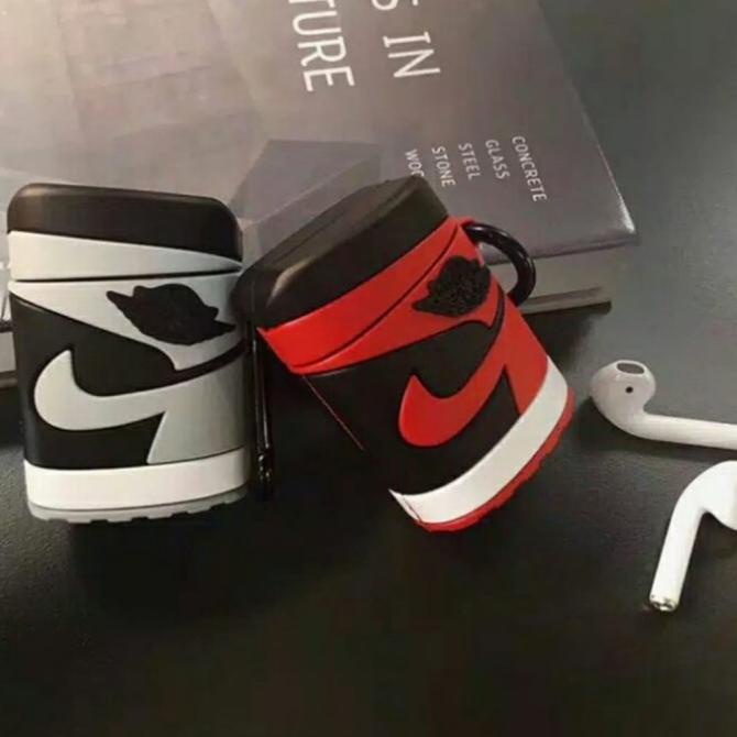 Jual Case Silicone Airpods Gen 1 & 2 / Inpods 12 Model Jordan Shoes 3D ...