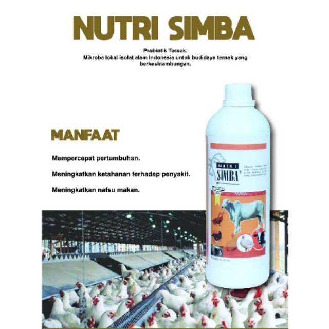 Jual Nutrisi hewan ternak organik Nutri Simba 1 liter | Shopee Indonesia