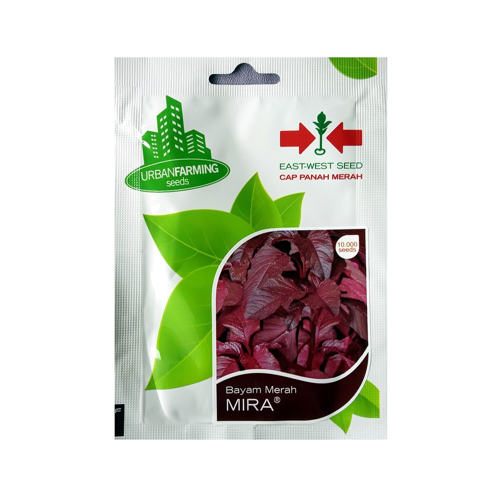 Jual Benih Bayam Merah Mira Cap Panah Merah Kemasan Urban Isi 10000 ...