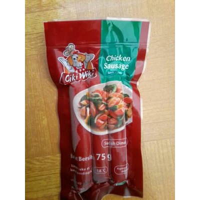 Jual CIKI WIKI SOSIS AYAM 75gr MINIPACK | Shopee Indonesia