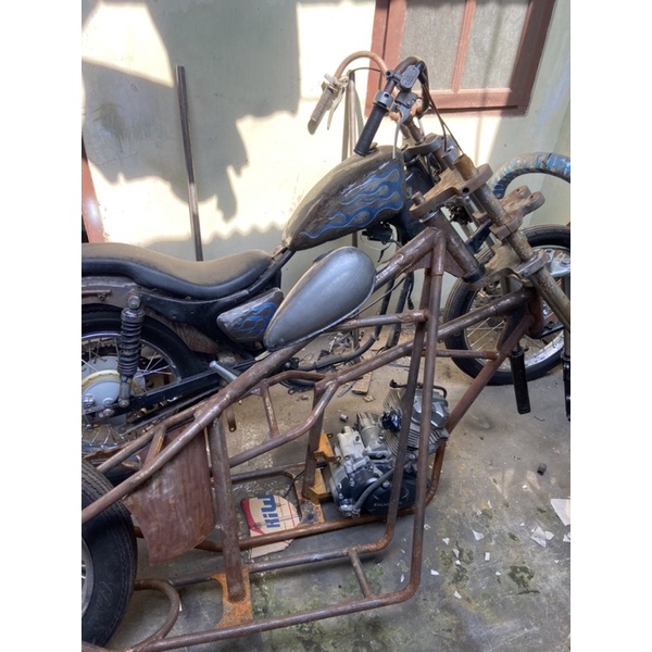 Jual Tangki Chopper Japstyle model Costum Model Chopper Jokowi brastyle ...