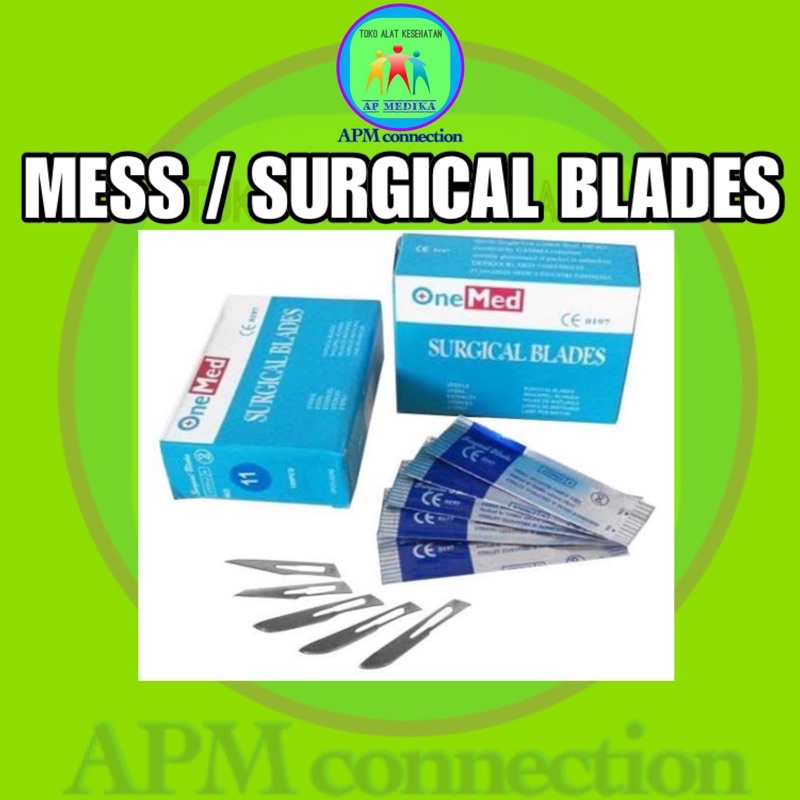 Jual MESS SURGICAL BLADES /Mata pisau /BISTURI MESS ECERAN | Shopee ...