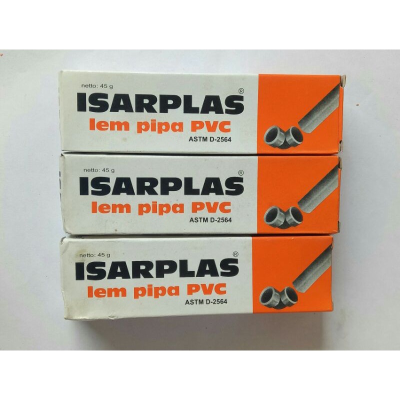 Jual Isarplas Lem Pipa PVC Paralon 45 gram | Shopee Indonesia