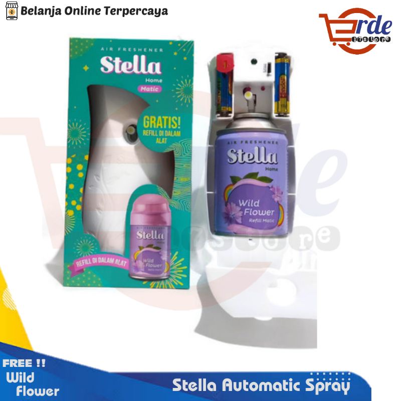 Jual STELLA dan Glade Matic Alat Free Refill + Baterai | Stella ...
