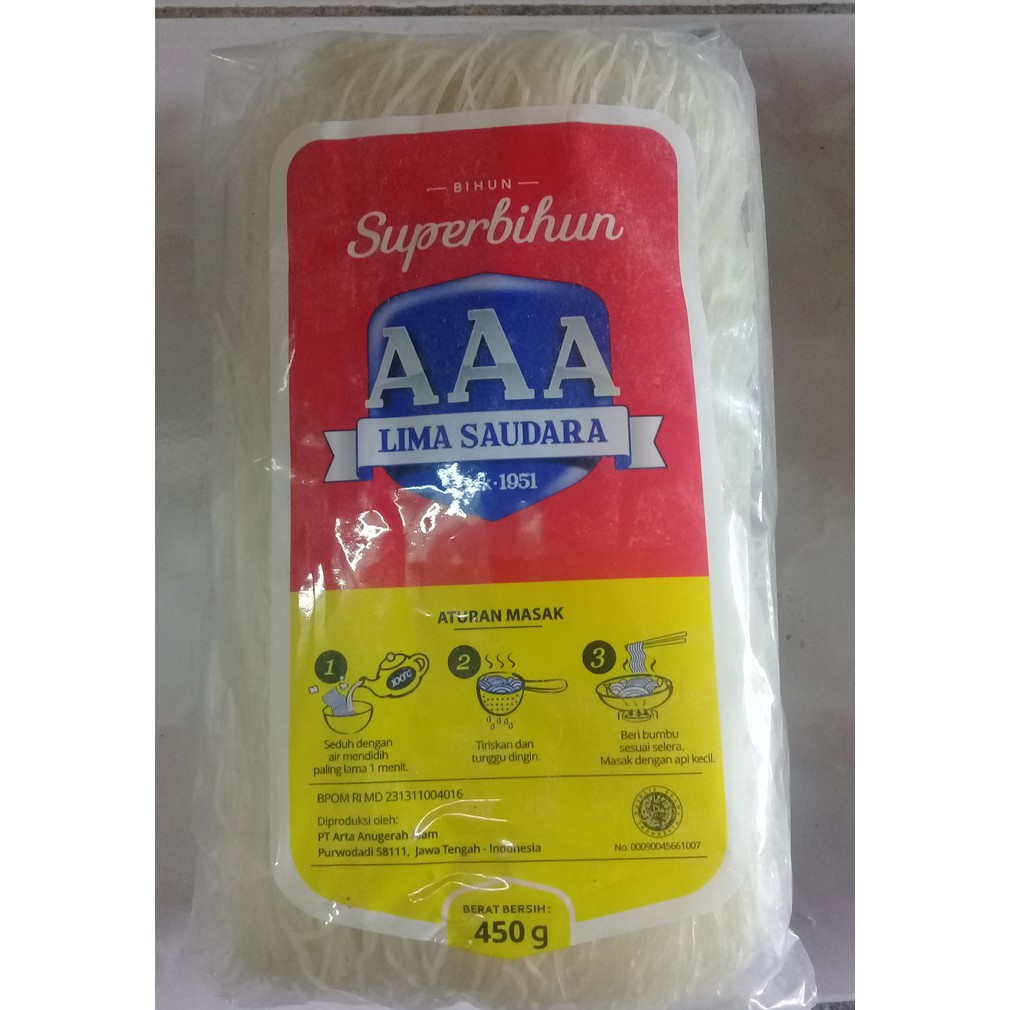 Jual Super bihun AAA 450 Gr | Shopee Indonesia