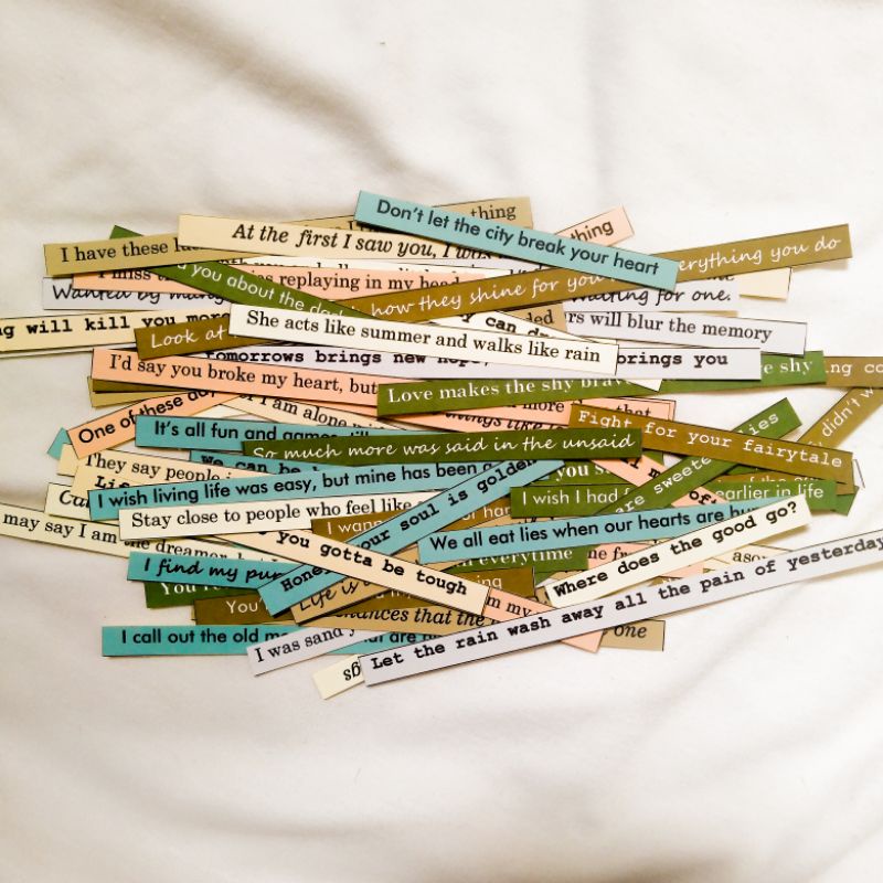 Jual 60pcs++ Word Phrase Stiker Kata-kata untuk Scrapbook | Shopee ...