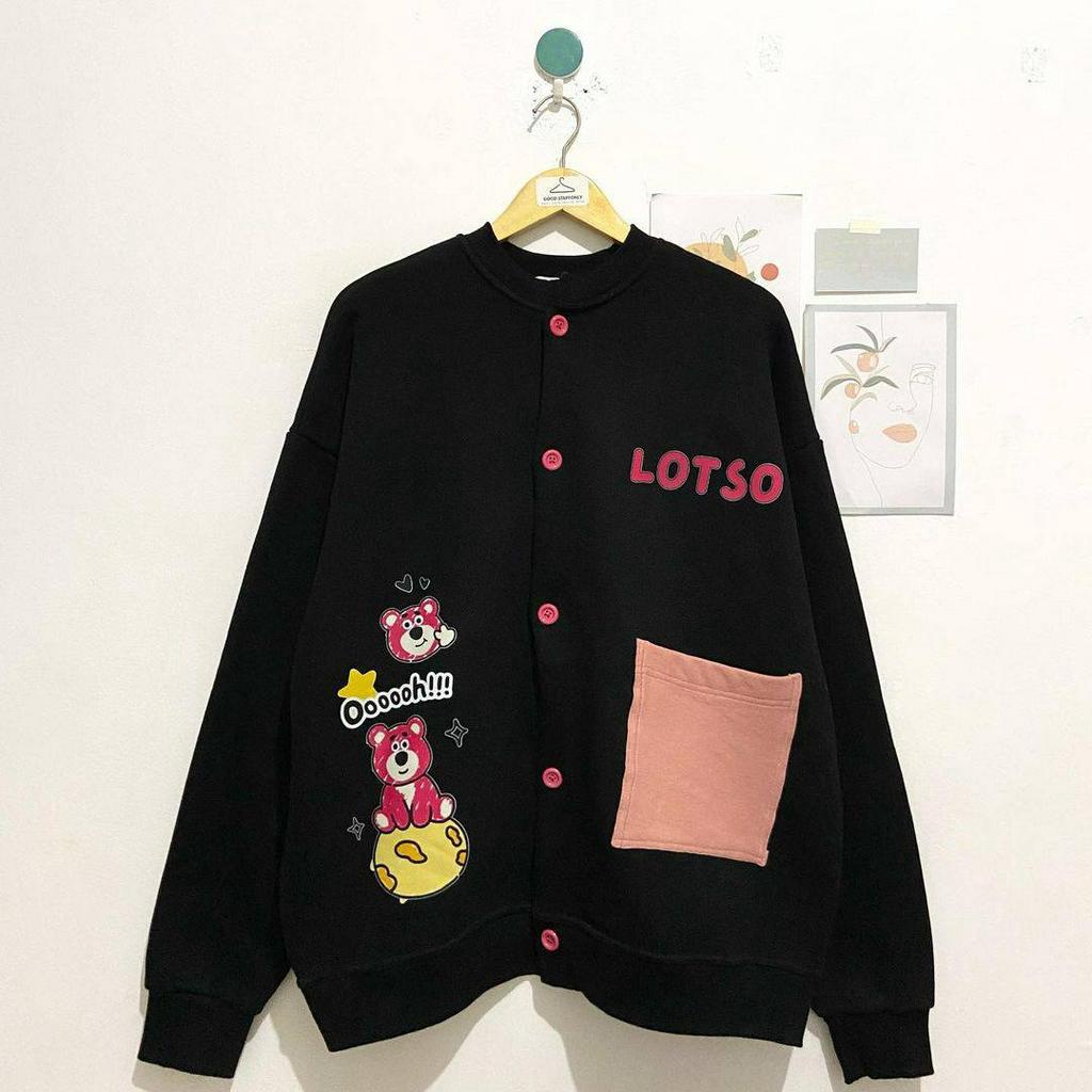Jual LOTSO CARDIGAN GEMOY PREMIUM Sweater Kardigan Outer Fashion Outfit ...