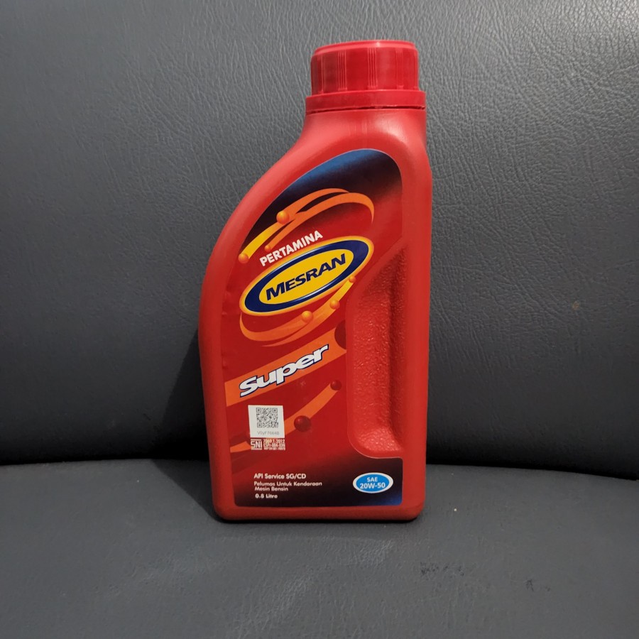Jual Oli Mesran Super Oil Pertamina 20W-50 800ml 0.8L | Shopee Indonesia