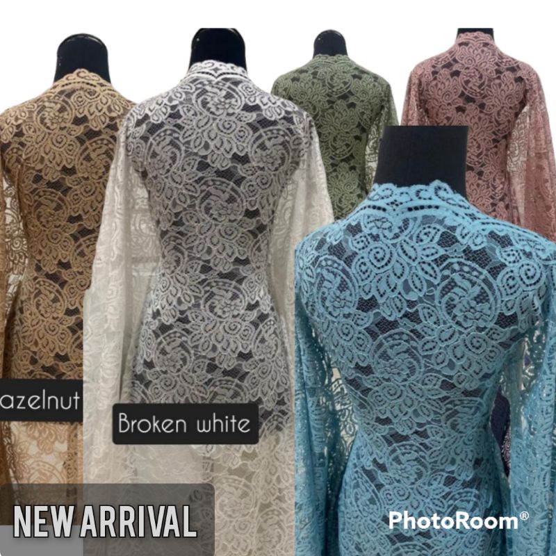 Jual Kain Brokat Katun Meteran, Brokat Semi francis Katun Meteran ...