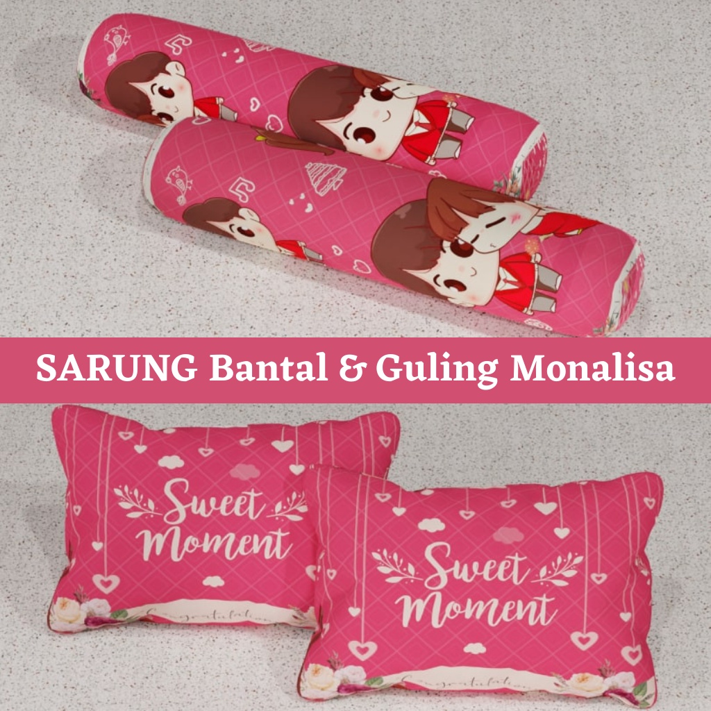Jual Sarung Bantal Guling MONALISA Ukuran 50 X 69 cm | Shopee Indonesia