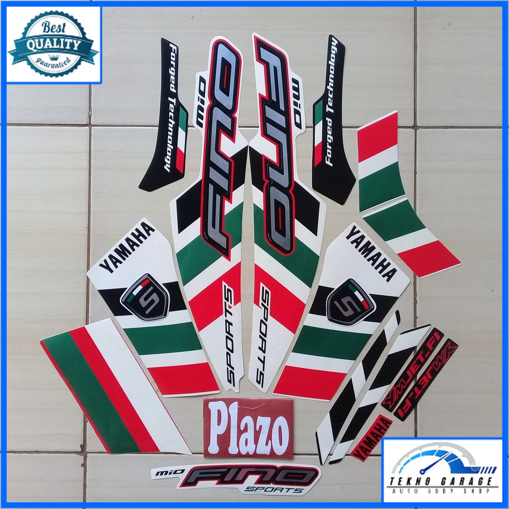 Jual sticker motor fino fi 2014 merah | Shopee Indonesia