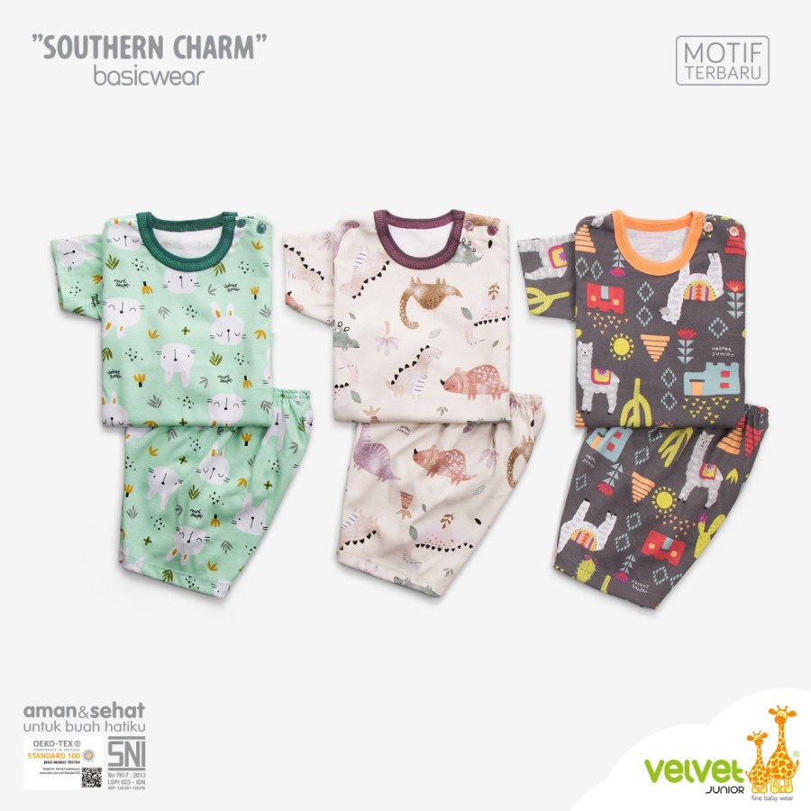 Jual PIYAMA ANAK VELVET JUNIOR SETELAN OBLONG PENDEK CELANA PENDEK ...