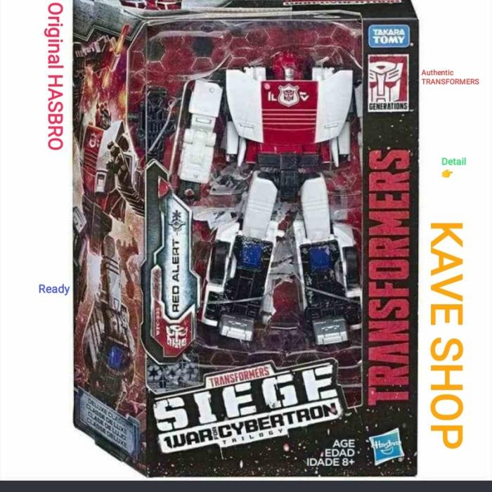Jual Deformed Transformers Hasbro Siege Wfc : Red Alert - Deluxe Class ...