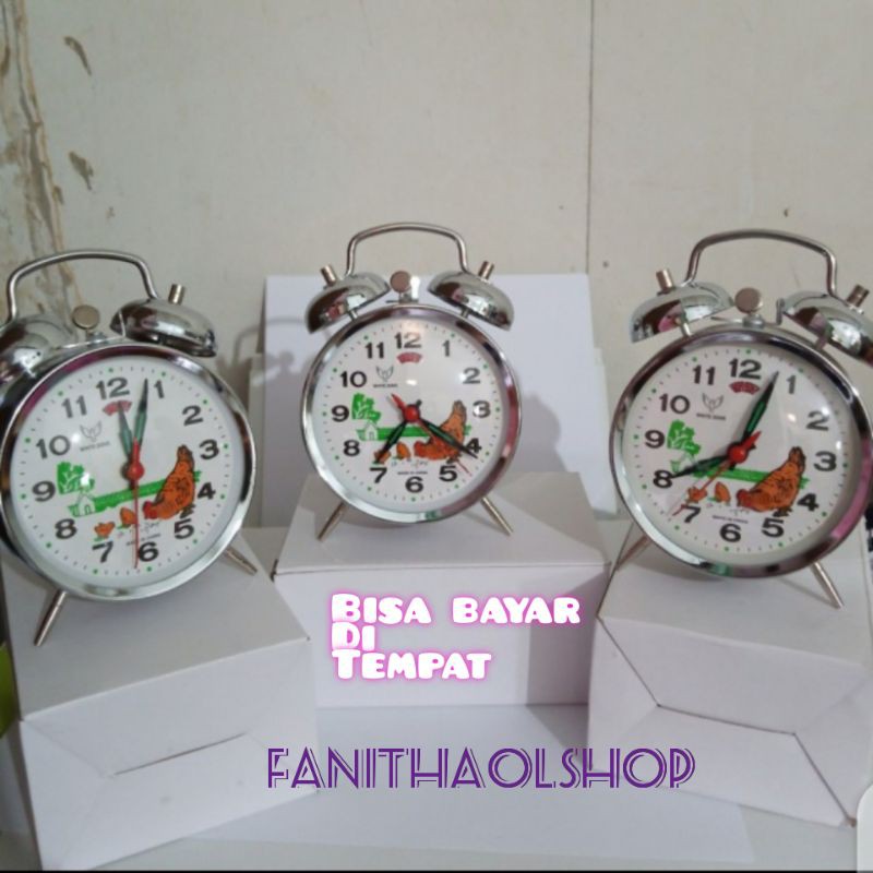 Jual JAM BEKER WEKER AYAM PUTAR JADUL TANPA BATERAI | Shopee Indonesia