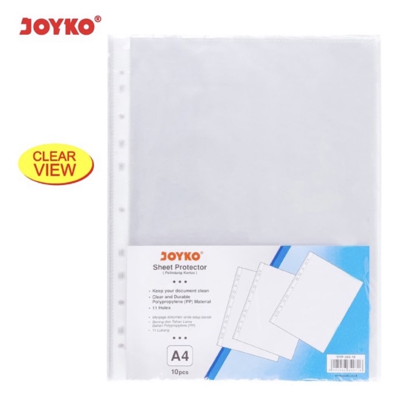 Jual Sheet protector Joyko uk. A4 / plastik ordner / plastik pelindung ...