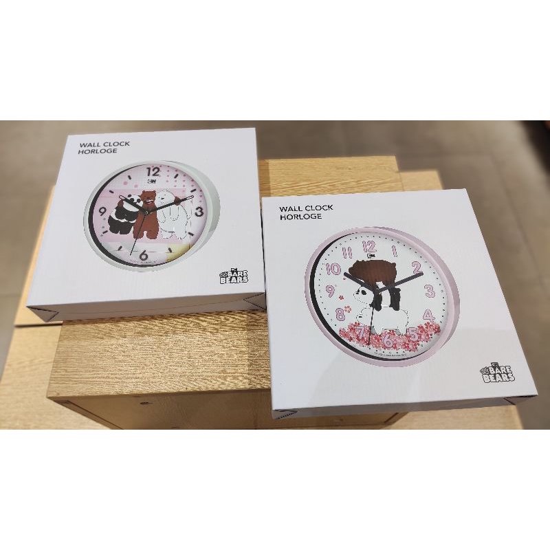 Jual Miniso_We Bare Bears Wall Clock | Shopee Indonesia