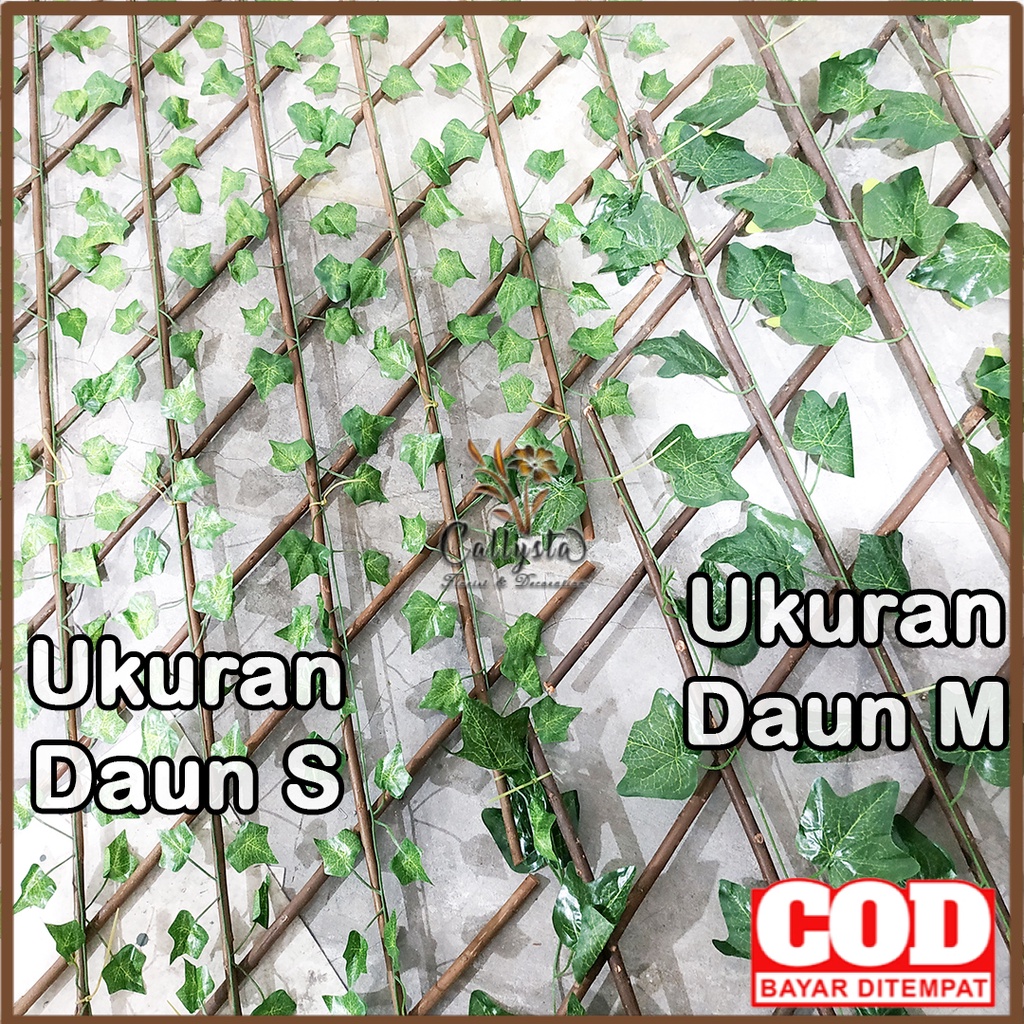 Jual COD PAGAR TARIK DAUN DEKORASI CAFE/RESTO - DAUN PAGAR SILANG ...