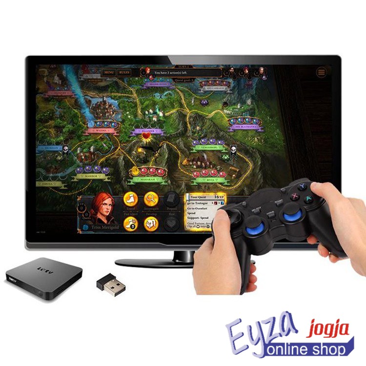Jual Gamepad Gaming Wireless 2.4GHz untuk Android TV / Smart TV Box ...
