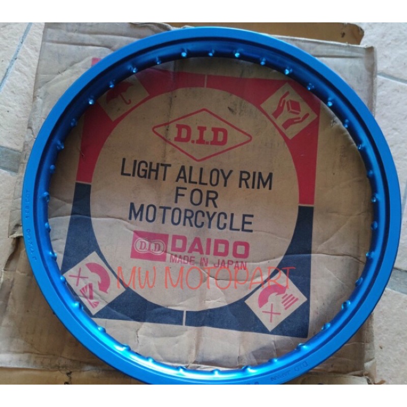 Jual Velg DID alloy RIM blue 17 140 biru original Japan not takasago ...