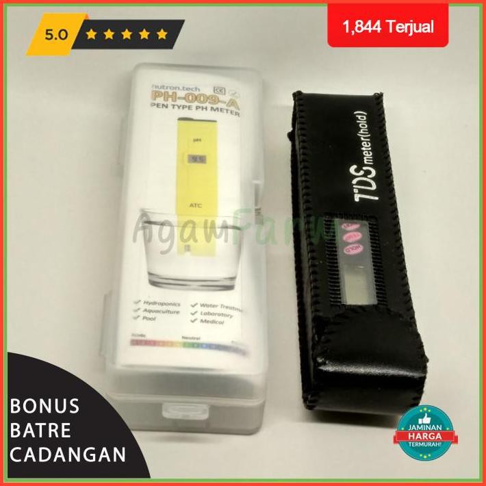 Jual Paket Hemat Ph Meter + Tds Meter (Alat Hidroponik) Exclusive | Shopee Indonesia
