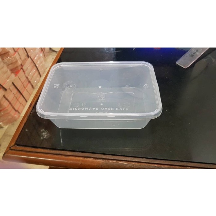 Jual Makanan Toples Thinwall Kotak Container 650 Ml Isi 25 Pcs Merk