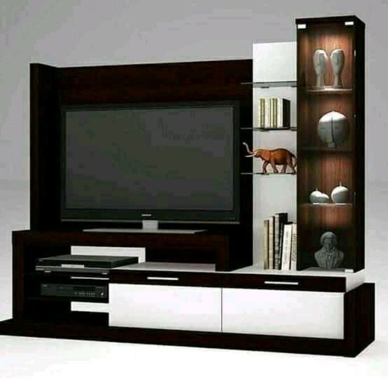 Jual Lemari TV/Rak TV/Backdrop TV | Shopee Indonesia