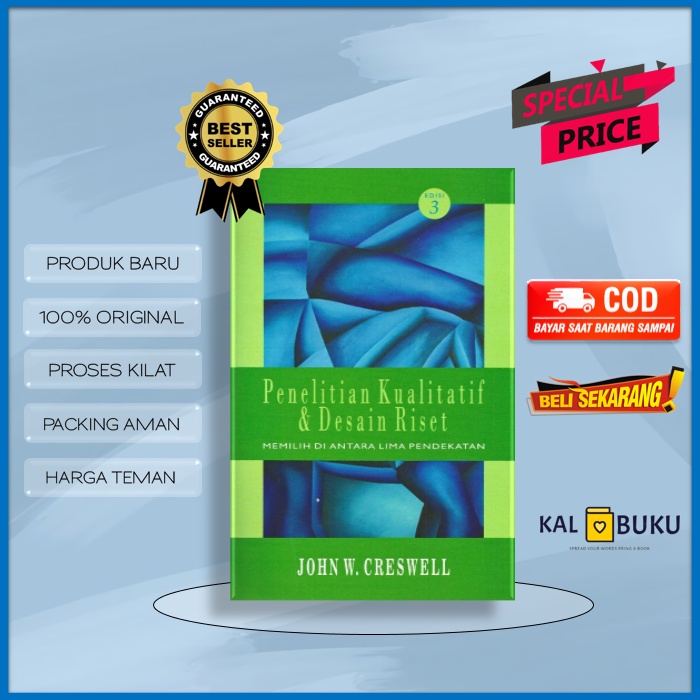 Jual Buku Penelitian Kualitatif & Desain Riset karya Pengarang John W ...