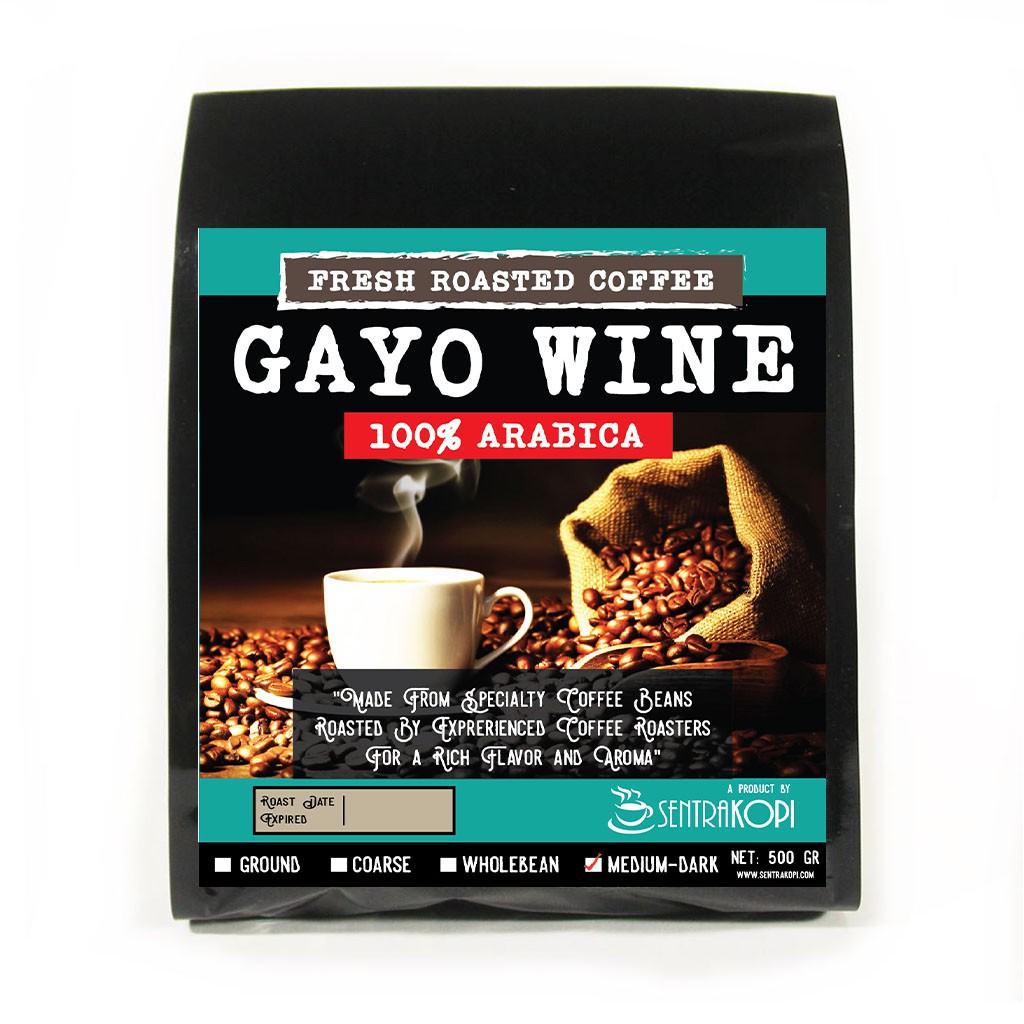 Jual Kopi Arabika Gayo Wine 500 Gram - Bubuk/Biji - Premium Aceh ...