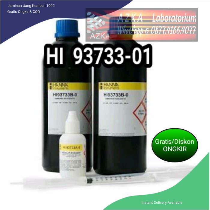 Jual Hanna instruments HI-93733-01 Ammonia HR, Nessler Method, 100 ...