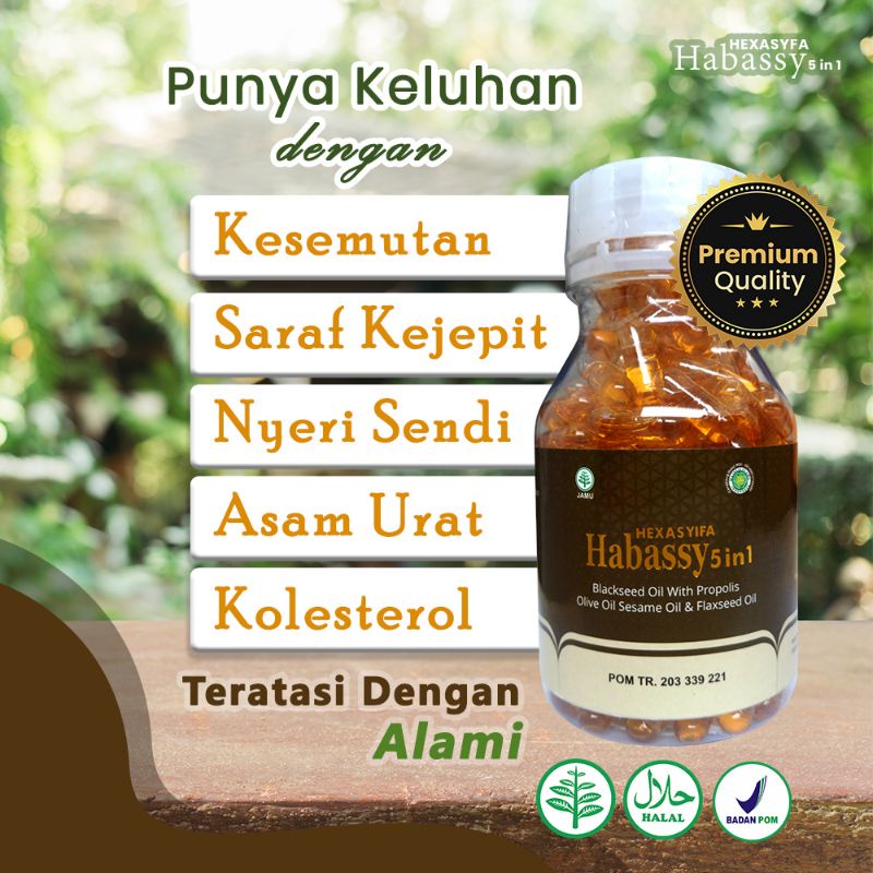 Jual Habbatussauda Oil Premium - Hexasyifa Habassy 5 in 1 / Obat Herbal ...