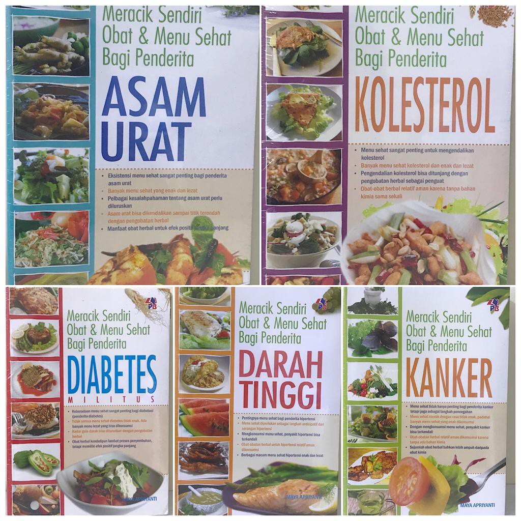 Jual Buku Obat Meracik Obat dan Menu Sehat Berbagai Penderita ...