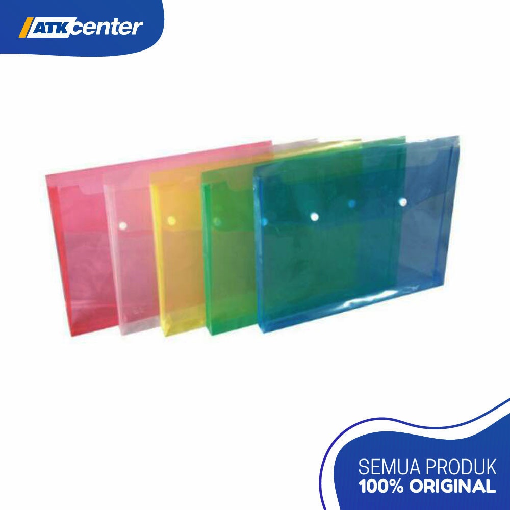 Jual Data Bag / Map 2 Kancing Transparan Super Pop 1 (Folio) | Shopee ...