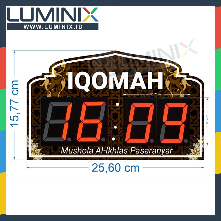 Jual Jam Timer Iqomah Digital Masjid Mushola Hitung Mundur | Shopee ...