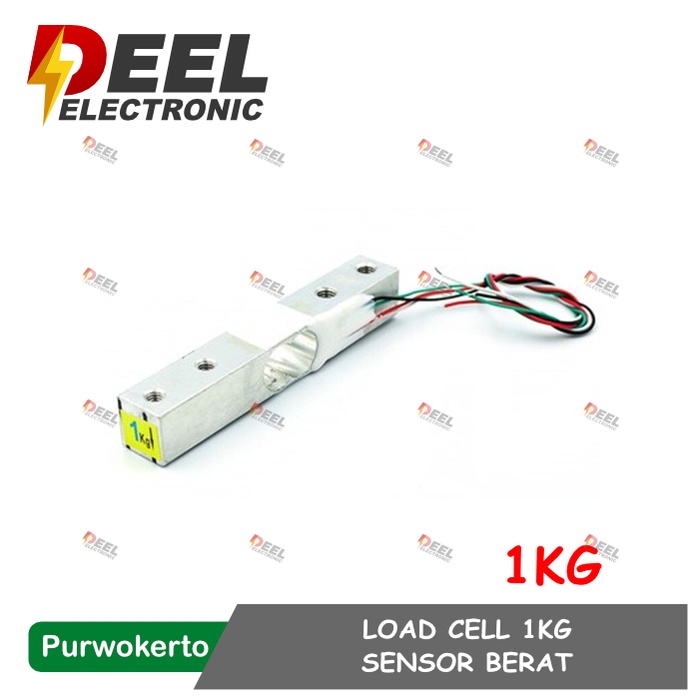 Jual SENSOR TIMBANGAN 1KG LOAD CELL WEIGHT SENSOR LOADCELL STRAIN GAUGE ...