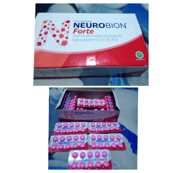 Jual Neurobion Forte (1 box isi 25 strip @10 tablet) | Shopee Indonesia