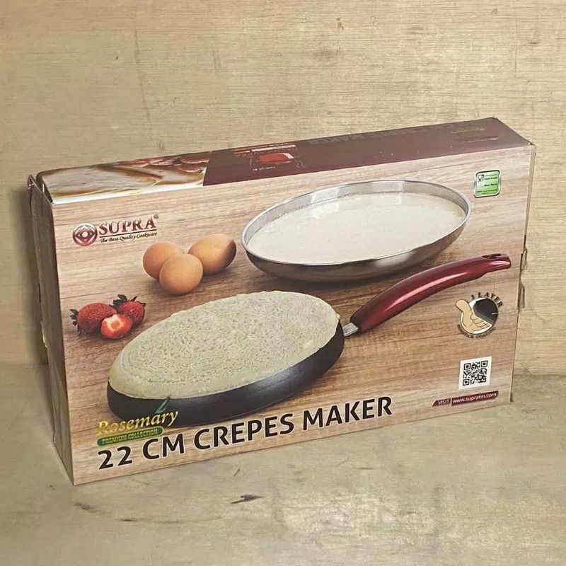 Jual Wajan Crepes Maker 22 CM Supra | Shopee Indonesia