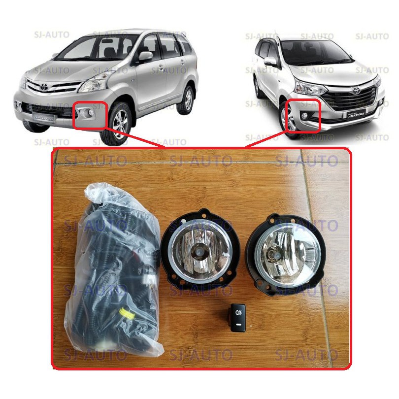 Jual Fog Lamp Avanza Xenia 2012-2020 Fog Lamp All New Avanza Xenia ...